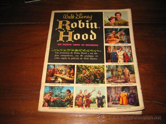 robin hood walt disney un nuevo libro de est - Comprar Álbumes antiguos ...