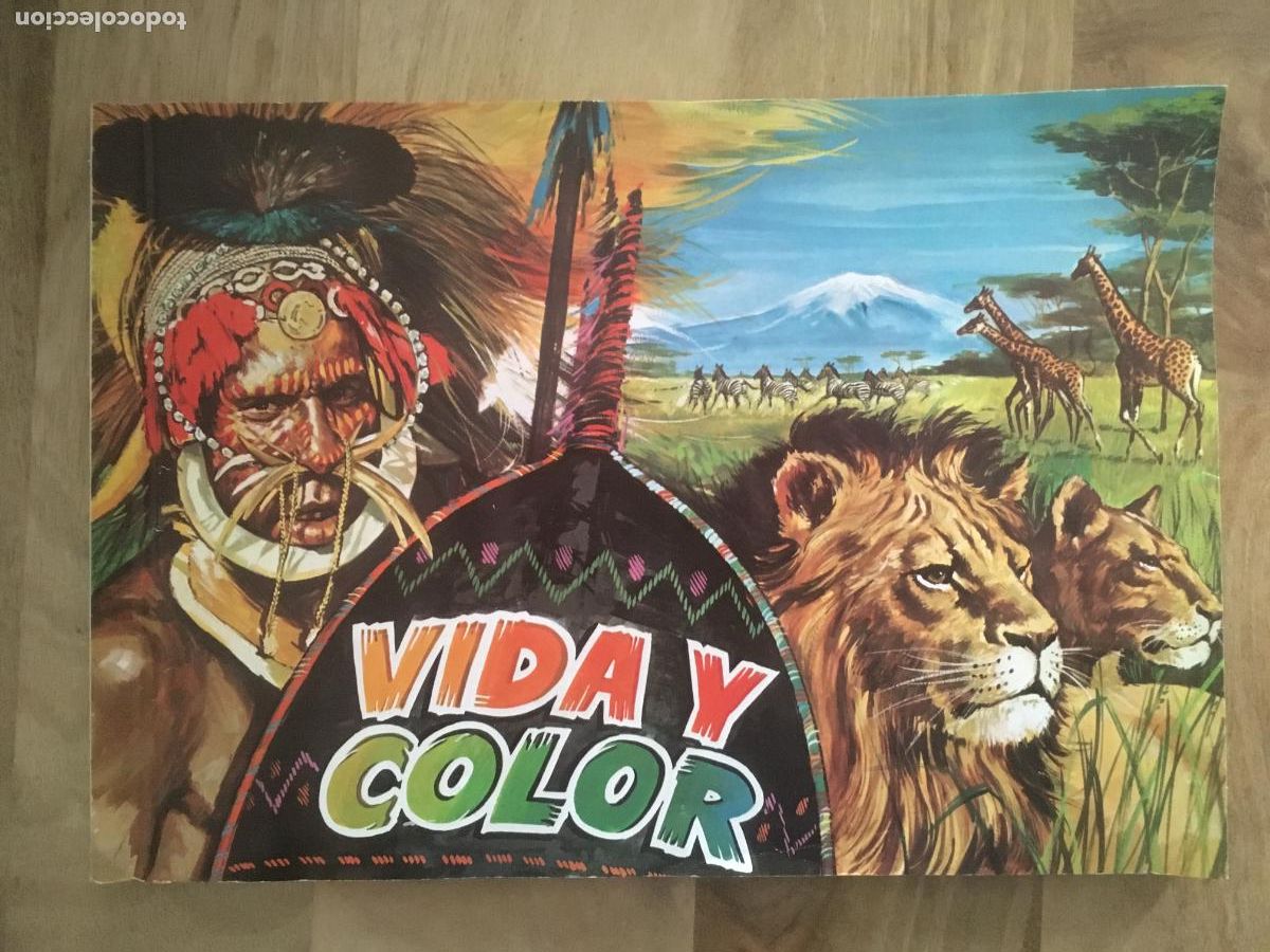 vida y color album de cromos completo muy buen - Compra venta en ...
