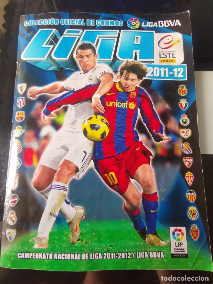 álbum cromos futbol liga este 2011 2012 messi v - Comprar Álbumes de ...