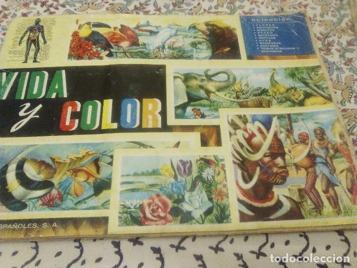 lote de tres albumes de cromos vida y color año - Comprar Álbumes ...