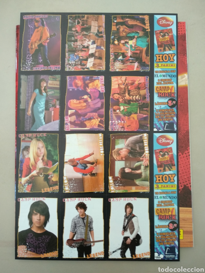 camp rock sticker album de panini - Comprar Álbumes antiguos ...