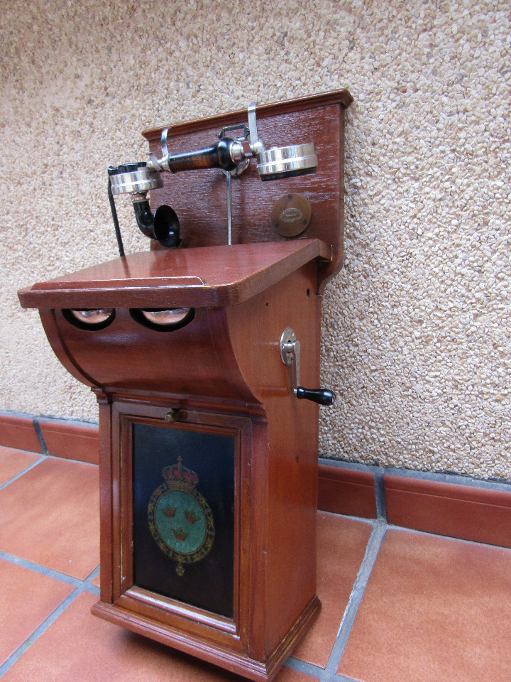 antiguo telefono de gran tamaño de la marca tel - Comprar Teléfonos ...