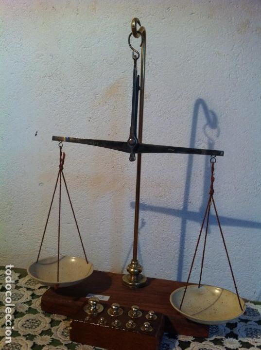 bonita balanza antigua hierro forjado sobre sop - Comprar Balanzas ...