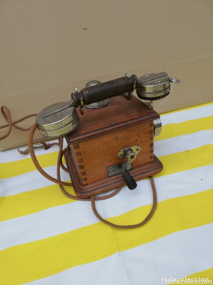 Antiguo Tel fono De Manivela Siglo Xix Vendido En Subasta 173323877 Antiguo Tel fono De Manivela Siglo Xix Vendido En Subasta 173323877