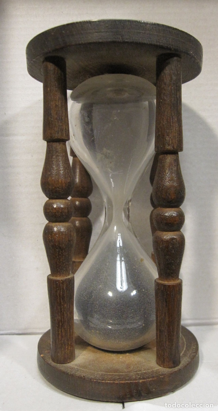 antiguo reloj de arena. madera y cristal. alt.1 - Comprar Varias ...