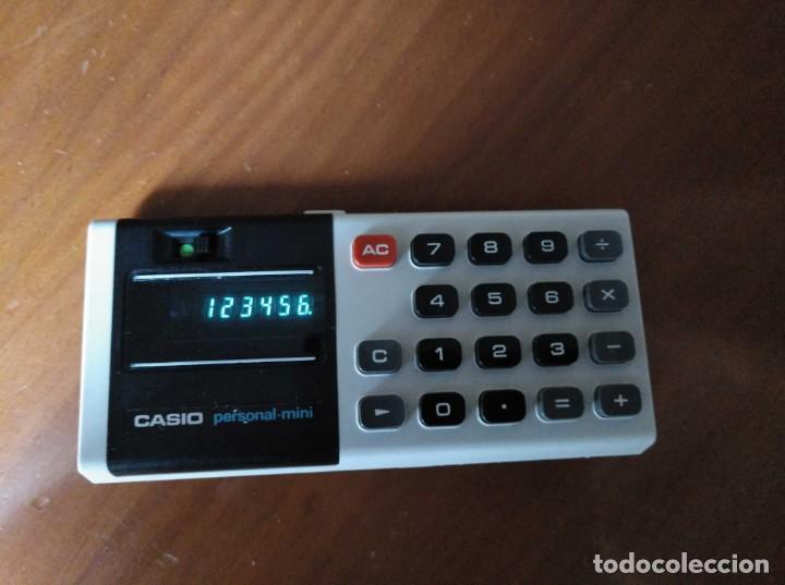 antigua calculadora casio personal mini electro - Comprar Calculadoras ...