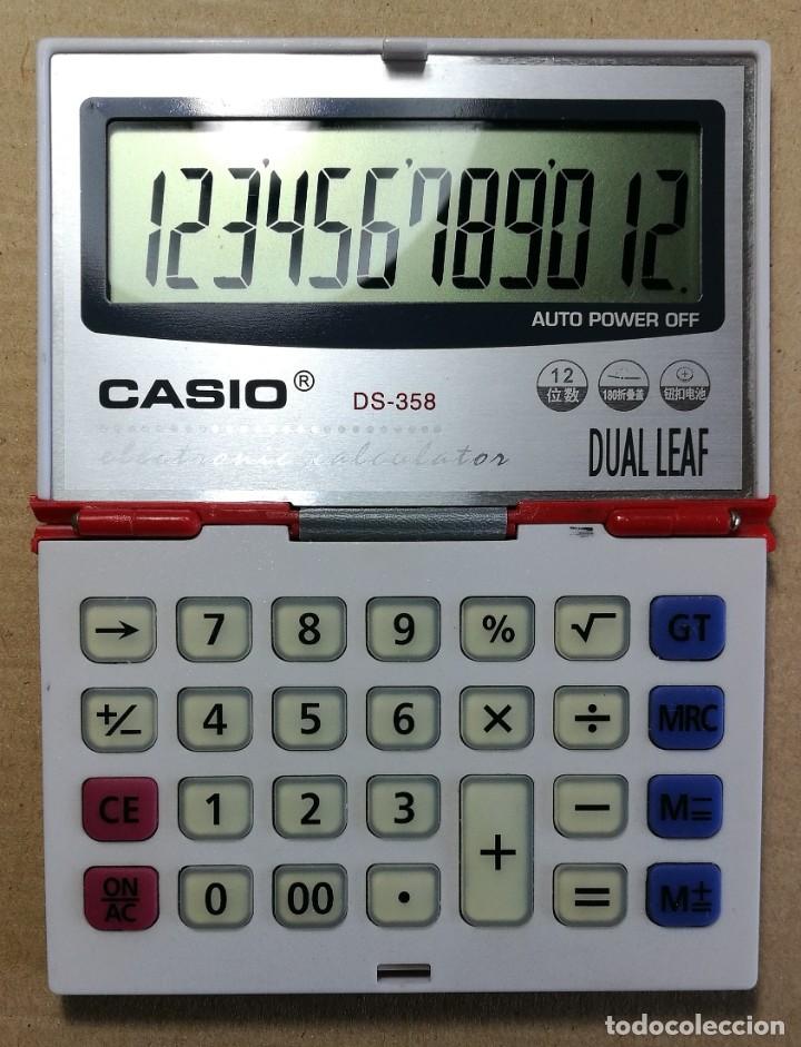 calculadora antigua casio ds-358 dual leaf calc - Comprar Calculadoras ...