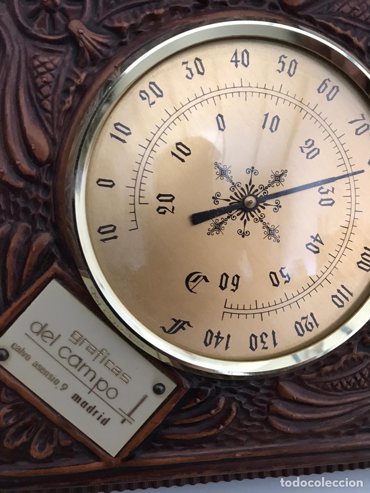 termómetro antiguo cuero repujado - Comprar Varias Antigüedades ...