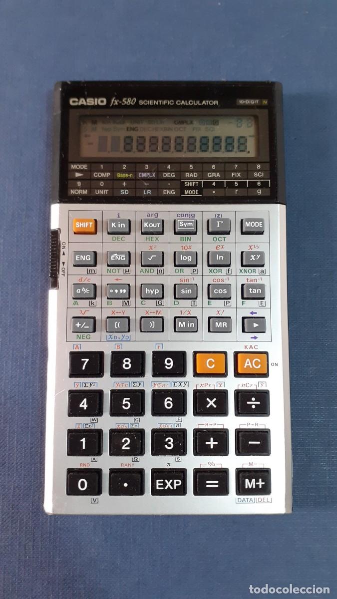 calculadora lcd casio fx-580 - Compra venta en todocoleccion