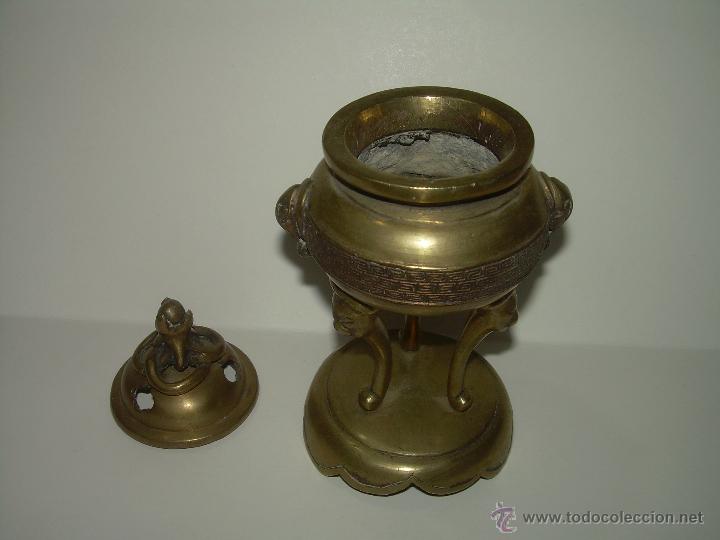 antiguo y bonito pebetero o quemador de inciens - Comprar Antigüedades ...