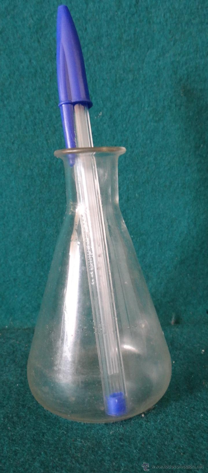 pequeño matraz erlenmeyer antiguo - laboratorio - Comprar Farmacia ...
