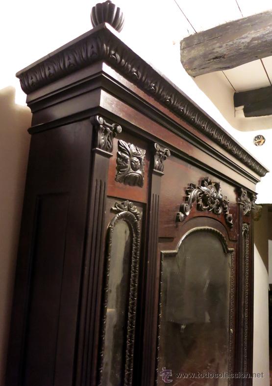 mueble isabelino (hacia 1850) en madera de palo - Comprar Aparadores ...