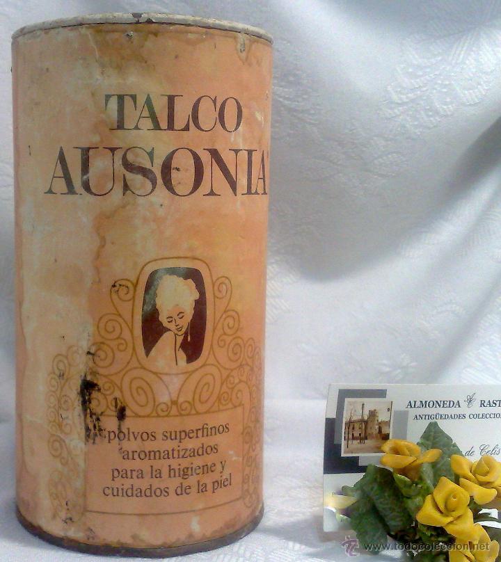 talco ausonia, antiguo bote tamaño gigante. - Comprar Cajas Antiguas en ...
