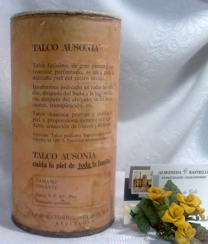 talco ausonia, antiguo bote tamaño gigante. - Comprar Cajas Antiguas en ...