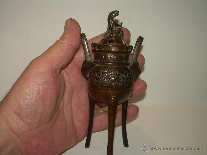 antiguo y bonito pebetero o quemador de inciens - Comprar Antigüedades ...