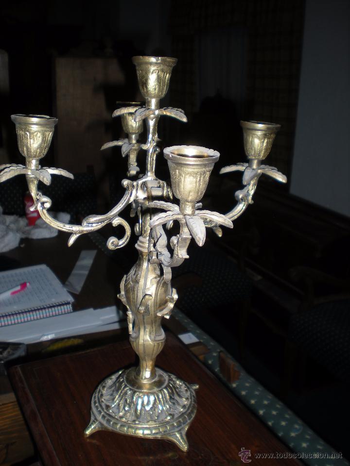 candelabro para cinco velas 29x25x35cm - Comprar Candelabros Antiguos ...