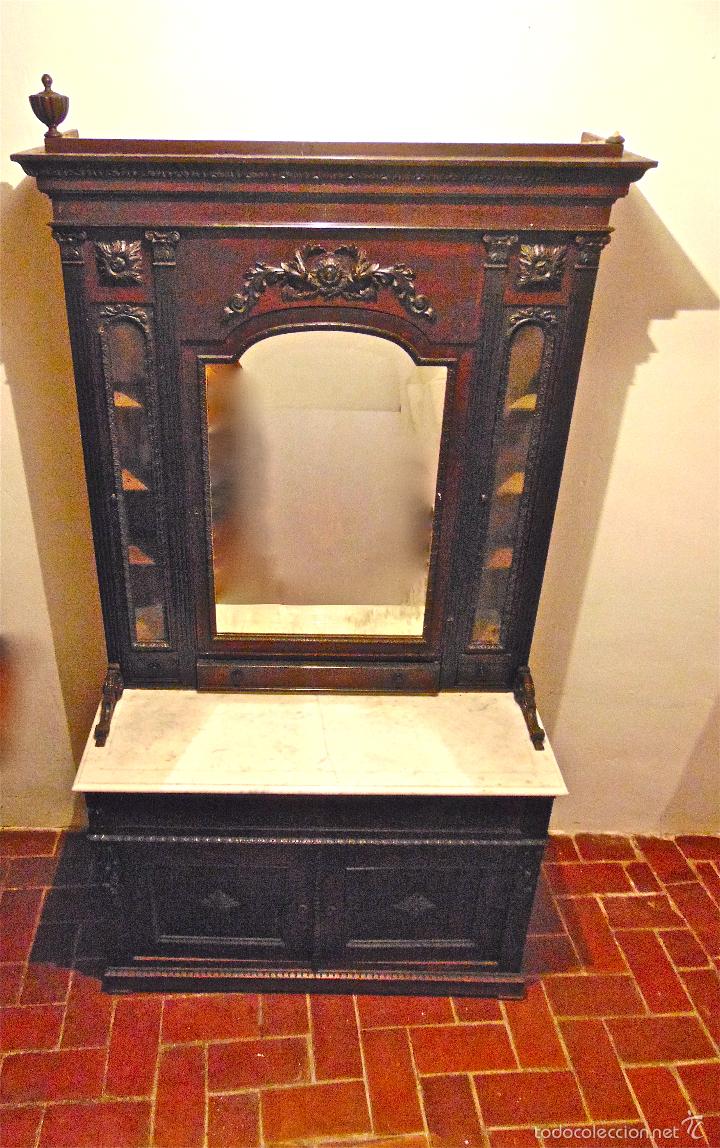 mueble isabelino (hacia 1850) en madera de palo - Comprar Aparadores ...