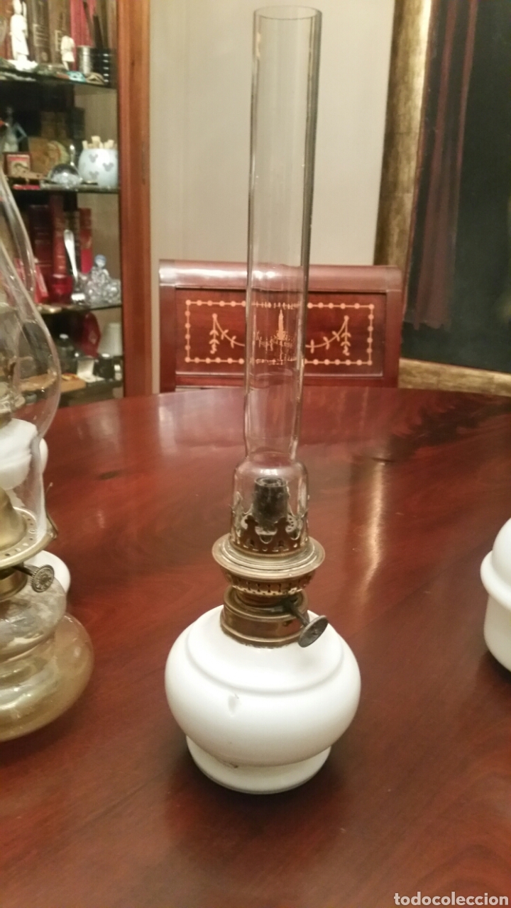 colección de 4 antiguos quinqués - quinqué de p - Comprar Quinqués ...