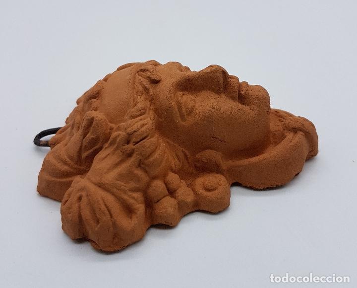 mascara antigua en terracota del dios baco de m - Comprar en ...