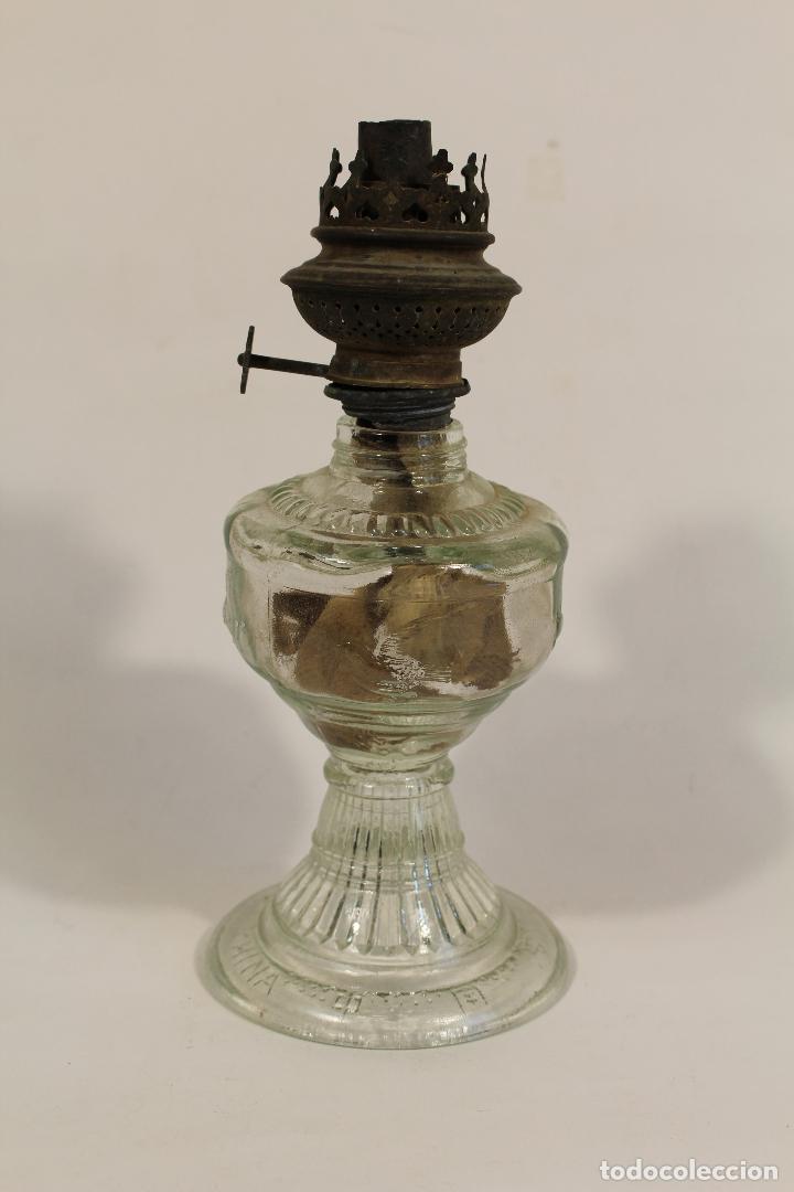 quinqué de cristal y laton - Comprar Quinqués Antiguos en todocoleccion ...