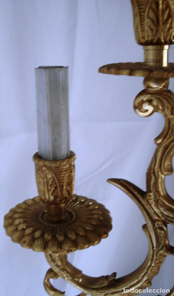 candelabros: pareja candelabros bronce de nueve - Comprar Candelabros ...