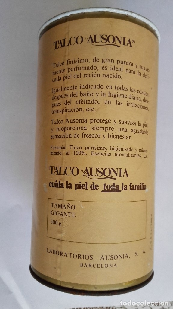 antigua caja de carton talco ausonia 500 gr, bu - Comprar Cajas ...