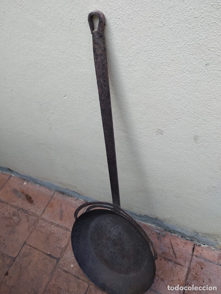 magnifica sartén del siglo xviii gran tamaño, ú - Comprar Utensilios ...