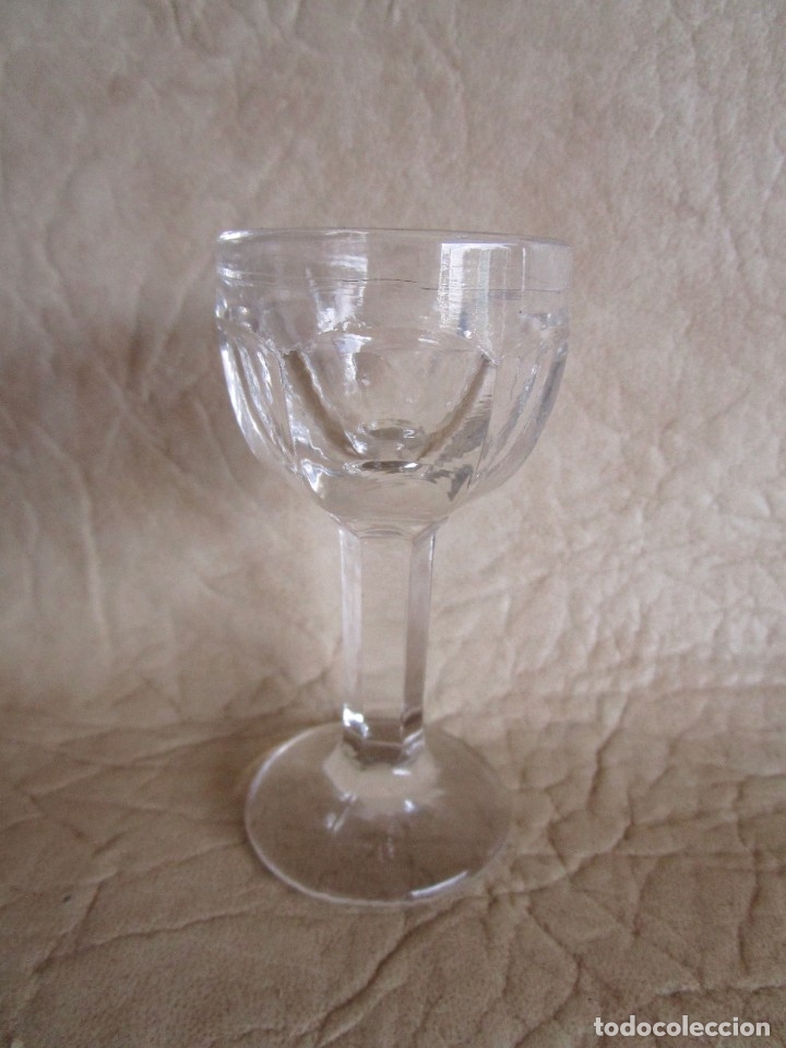 antigua copa pequeña cristal 8 cm x 4 diametro - Comprar Objetos ...