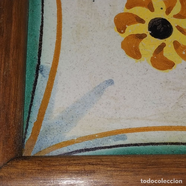 azulejo barroco. cerámica esmaltada. roseta. ca - Comprar Azulejos ...