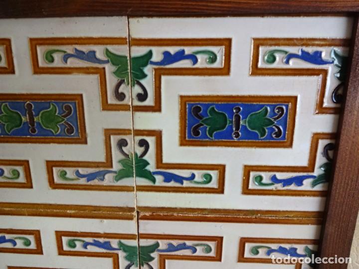 cuadro 4 antiguos azulejos baldosas mensaque ro - Comprar Porcelana y ...