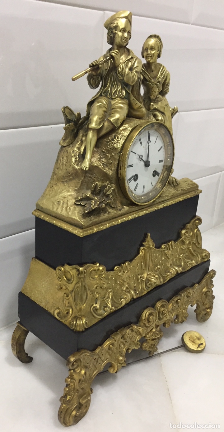 antiguo e impresionante reloj francés de 1830 - Comprar Antigüedades ...