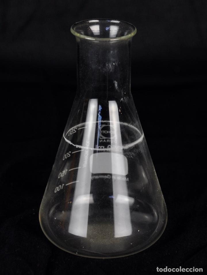 matraz erlenmeyer 250 ml - Comprar Farmacia Cristal y Vidrio Antiguo en ...