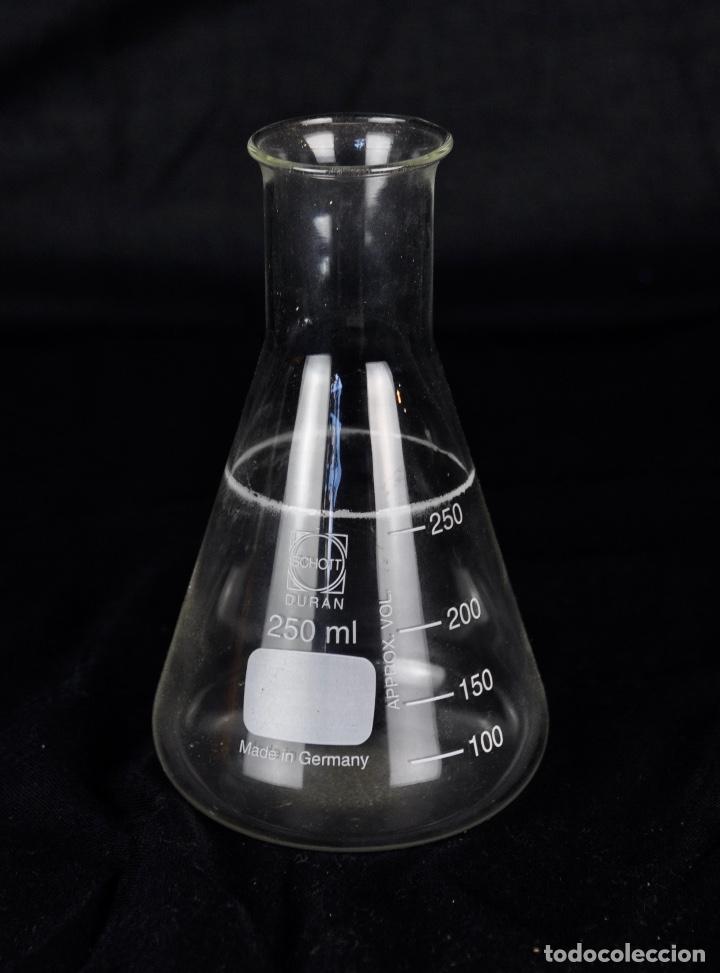 matraz erlenmeyer 250 ml - Comprar Farmacia Cristal y Vidrio Antiguo en ...