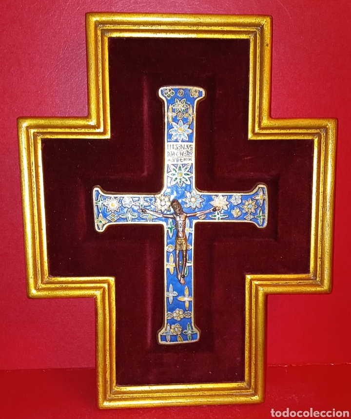 importante cruz romanica de esmaltes - cristo d - Comprar Orfebrería ...