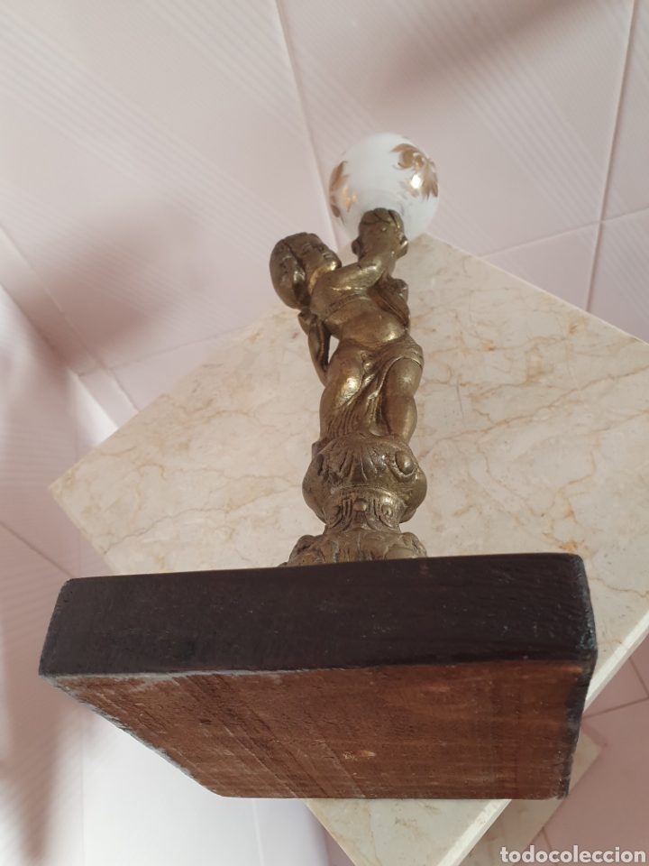 antigua figura de un angel realizada en metal c - Comprar Figuras ...