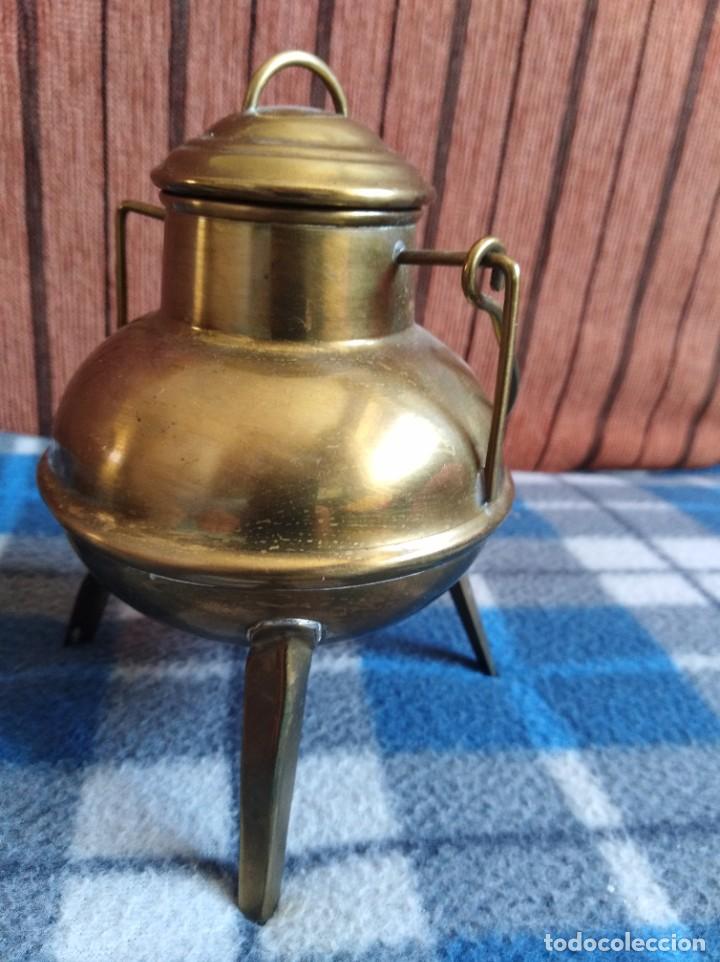 caldero de latón (630) - Comprar Utensilios del Hogar Antiguos en ...