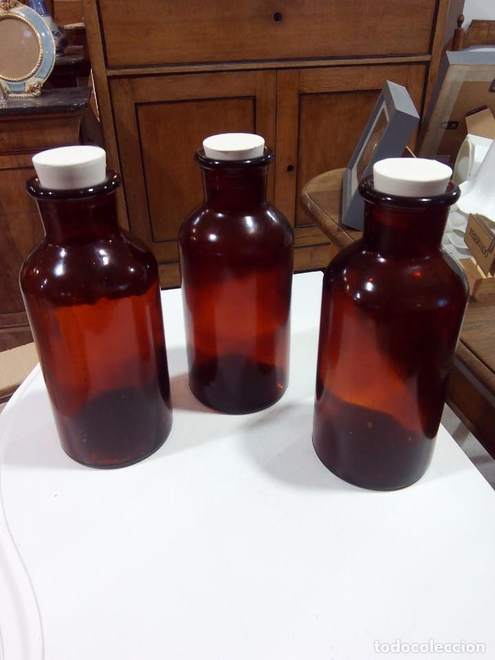 lote de 6 botellas de cristal. farmacia/laborat - Comprar Farmacia ...