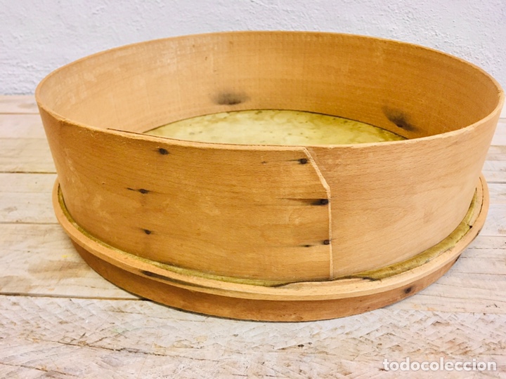 antigua criba de madera curvada tamiz o cedazo - Comprar Utensilios del ...