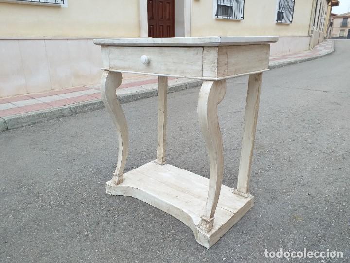 consola antigua estilo isabelino. mueble mesa a - Compra venta en ...
