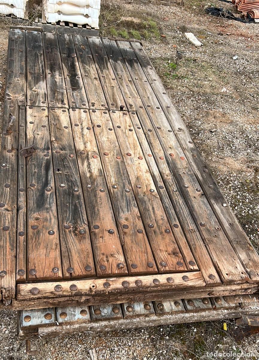 porton antiguo con clavos de 410 cms. de alto x - Compra venta en ...