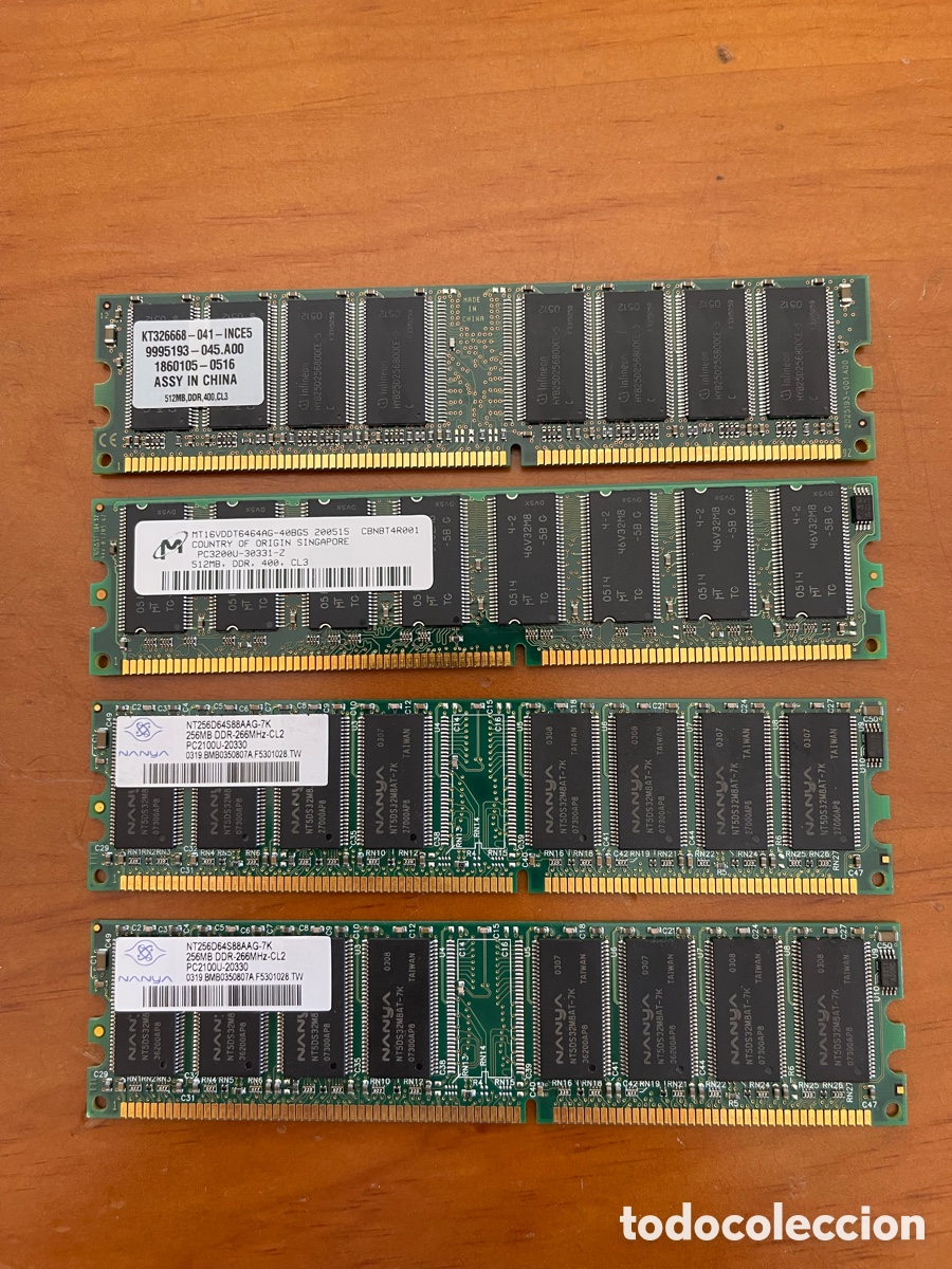 lote memoria ram ordenador - Compra venta en todocoleccion