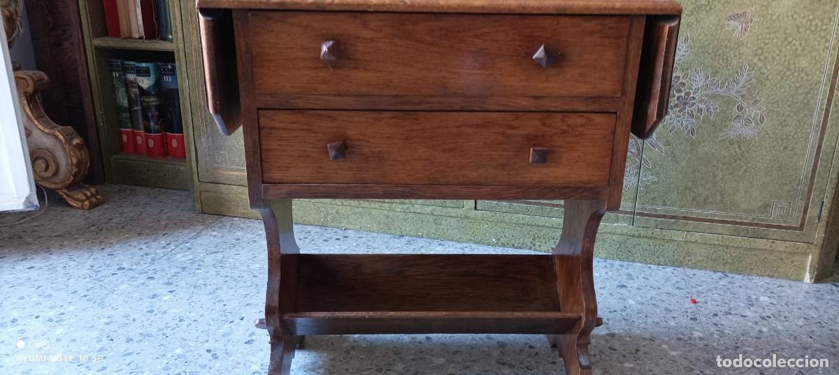 mesa costurero de madera extensible del siglo x - Compra venta en ...