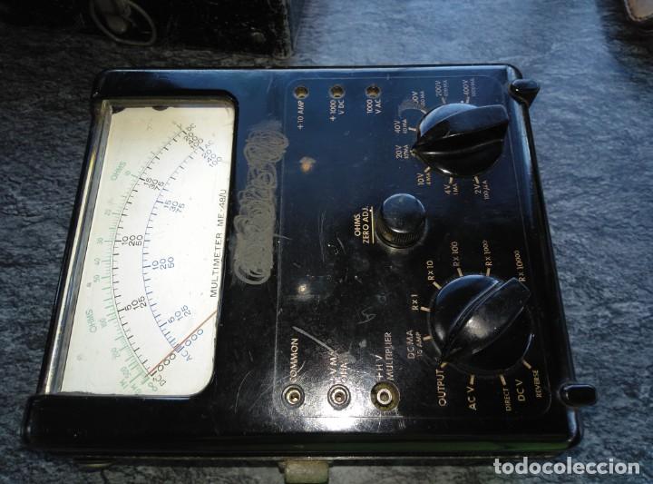 antiguo multimetro,tester.caja piel 24x13x22. b - Comprar Aparatos de ...