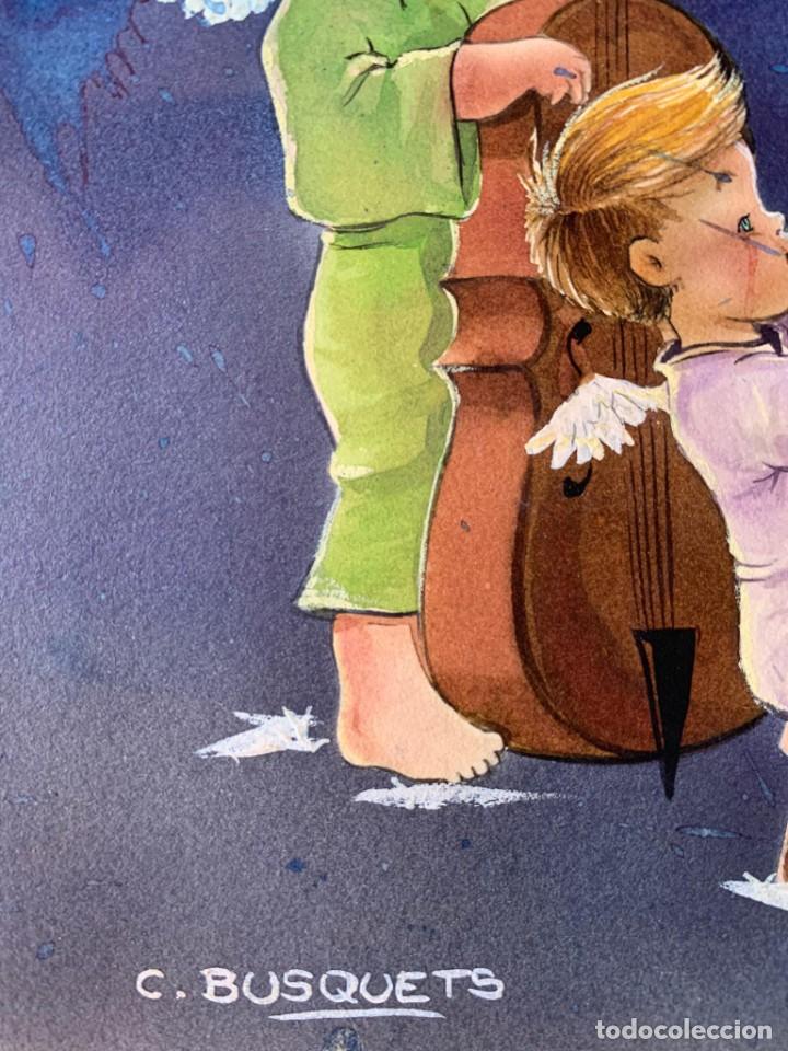 carlos busquets busquets- angelitos tocando. di - Comprar Acuarelas ...