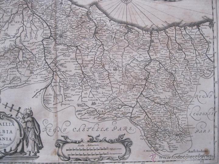 mapa de portugal, 1650. janssonius - Comprar Cartografía Antigua (hasta ...