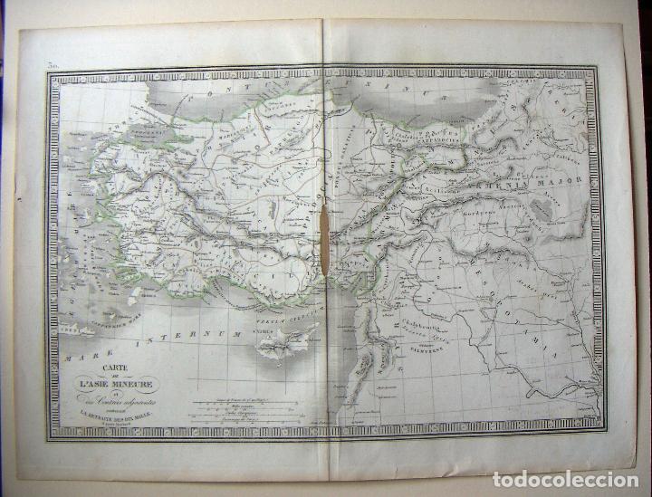 mapa antiguo original asia menor - asie mineure - Comprar Cartografía ...
