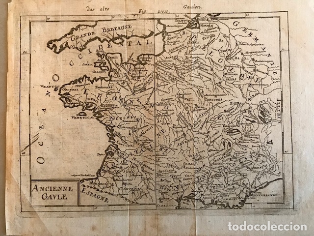 Mapa De La Antigua Roma Y La Galia 25 1