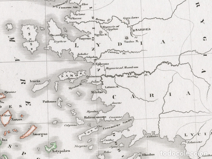 mapa de grecia, tracia y macedonia romanas (lat - Comprar Cartografía ...