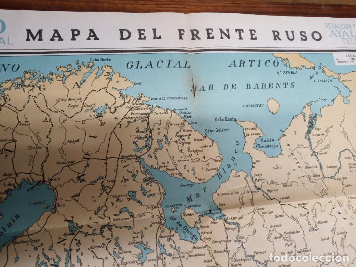 gran mapa del frente ruso. revista semanal mund - Comprar Cartografía ...