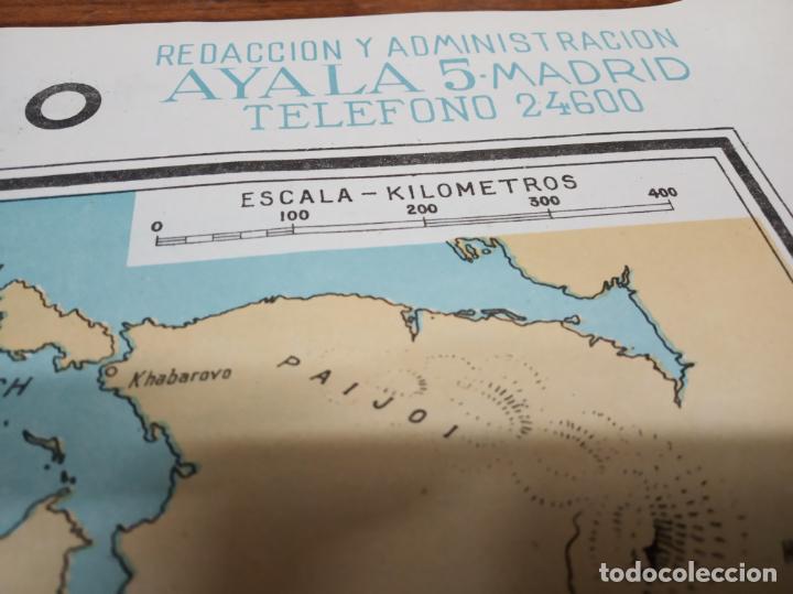 gran mapa del frente ruso. revista semanal mund - Comprar Cartografía ...